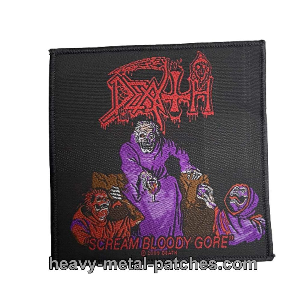 Death - Scream Bloody Gore Patch - Heavy Metal Patches – HMP
